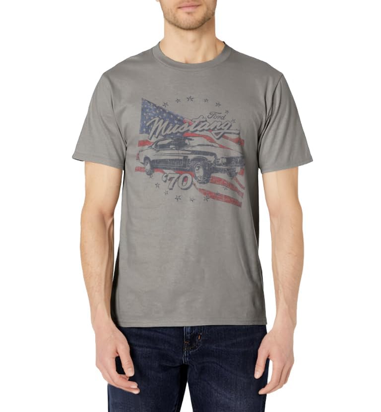 Ford Mustang '70 American Flag T-Shirt