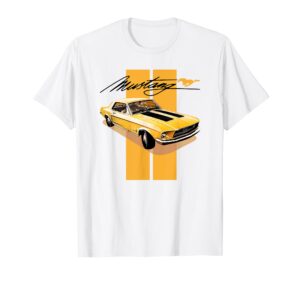 ford mustang stang stripes t-shirt