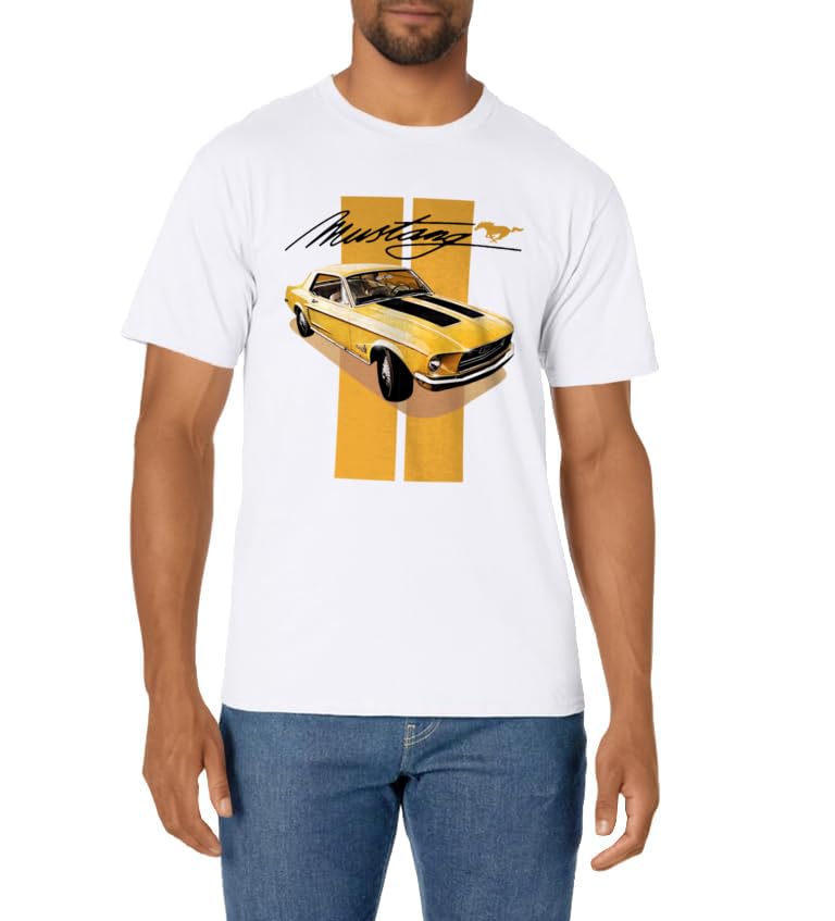 Ford Mustang Stang Stripes T-Shirt