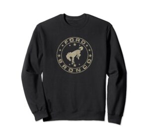 ford bronco vintage star bronco sweatshirt