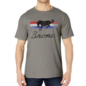 Ford Bronco Logo Stripes T-Shirt