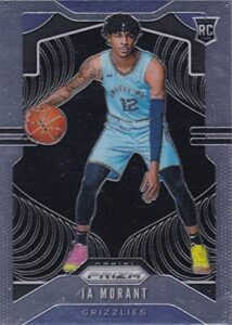 2019-20 panini prizm - ja morant - 1st official prizm rookie card - memphis grizzlies nba basketball rookie card - rc card #249