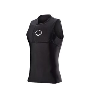 evoshield adult nocsae® protective chest guard shirt - adult medium, black