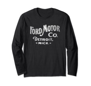 ford motor co. detroit michigan long sleeve t-shirt