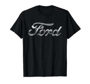 ford chrome script logo t-shirt