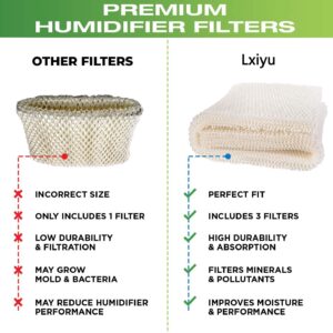 Lxiyu 4-Pack Replacement Humidifier Wick Filter Compatible with Emerson MAF-1, Fits MA0950, MA1200, MA1201, MA09500, MA12000, MA12001, MA12010