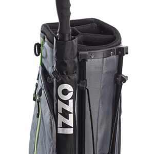 Izzo Golf Izzo Ultra Lite Stand Golf Bag with Dual-Straps & Exclusive Features, Natural