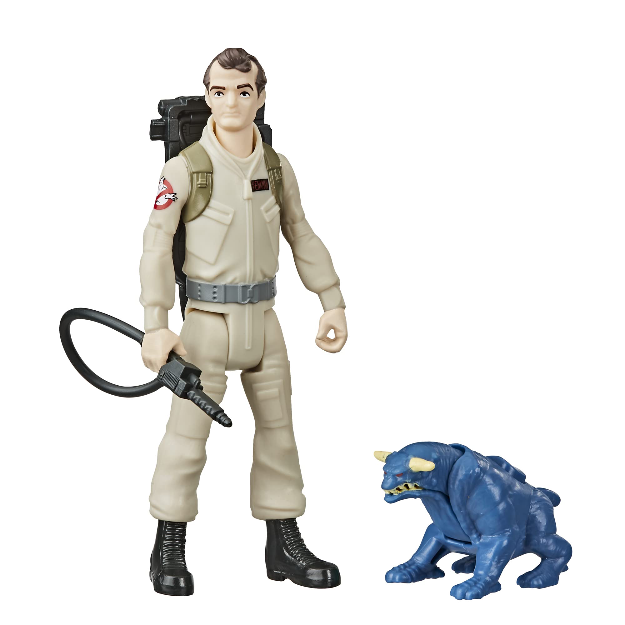 Hasbro Ghostbusters Fright Features Peter Venkman Figure with Interactive Terror Dog Figure and Accessory, Toys for Kids Ages 4 and Up