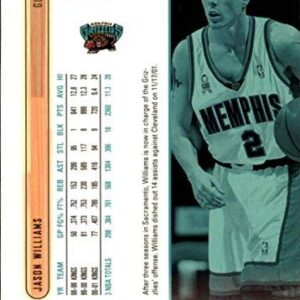 2001-02 Upper Deck #308 Jason Williams NBA Basketball Trading Card