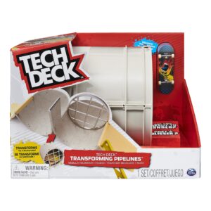 Tech Deck, Transforming Pipelines, Modular Skatepark Playset and Exclusive Fingerboard