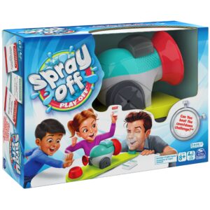 Spray Off Play Off, Water Splashing Challenge Indoor/Outdoor Backyard Camping Funny Prank Board Game Summer Toy, for Families and Kids Ages 8 and Up