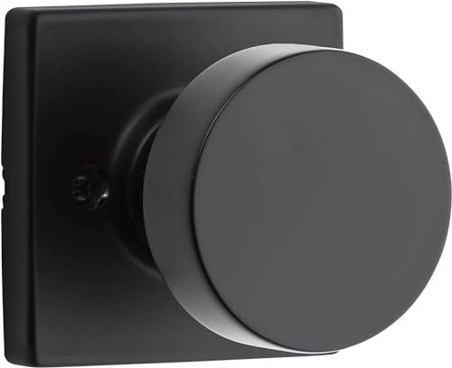 Cambie Passage Door Knobset - Matte Black