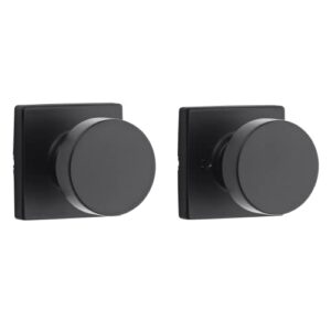 Cambie Passage Door Knobset - Matte Black