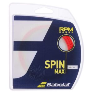 babolat rpm blast rough tennis string (17g florescent red)