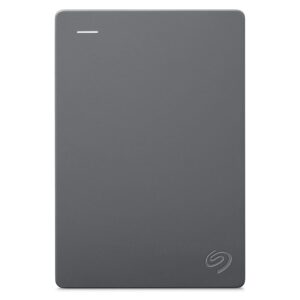 seagate basic external hard drive, 5 tb, usb 3.0, gray