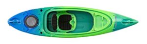 perception flash 9.5 | sit inside kayak for fishing and fun | two rod holders | multi-function dash | 9' 6" | earth (9331900190)