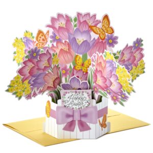 hallmark pop up easter card (displayable bouquet of flowers)