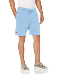 lacoste men's sport tennis fleece short, overview, medium