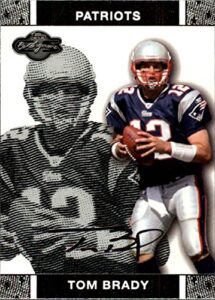 2007 topps co-signers #4 tom brady nfl football trading card patriots