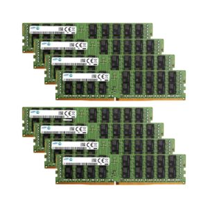 samsung memory bundle with 256gb (8 x 32gb) ddr4 pc4-21300 2666mhz memory compatible with dell poweredge r440, r640, r740, r740xd, t440, t640 servers