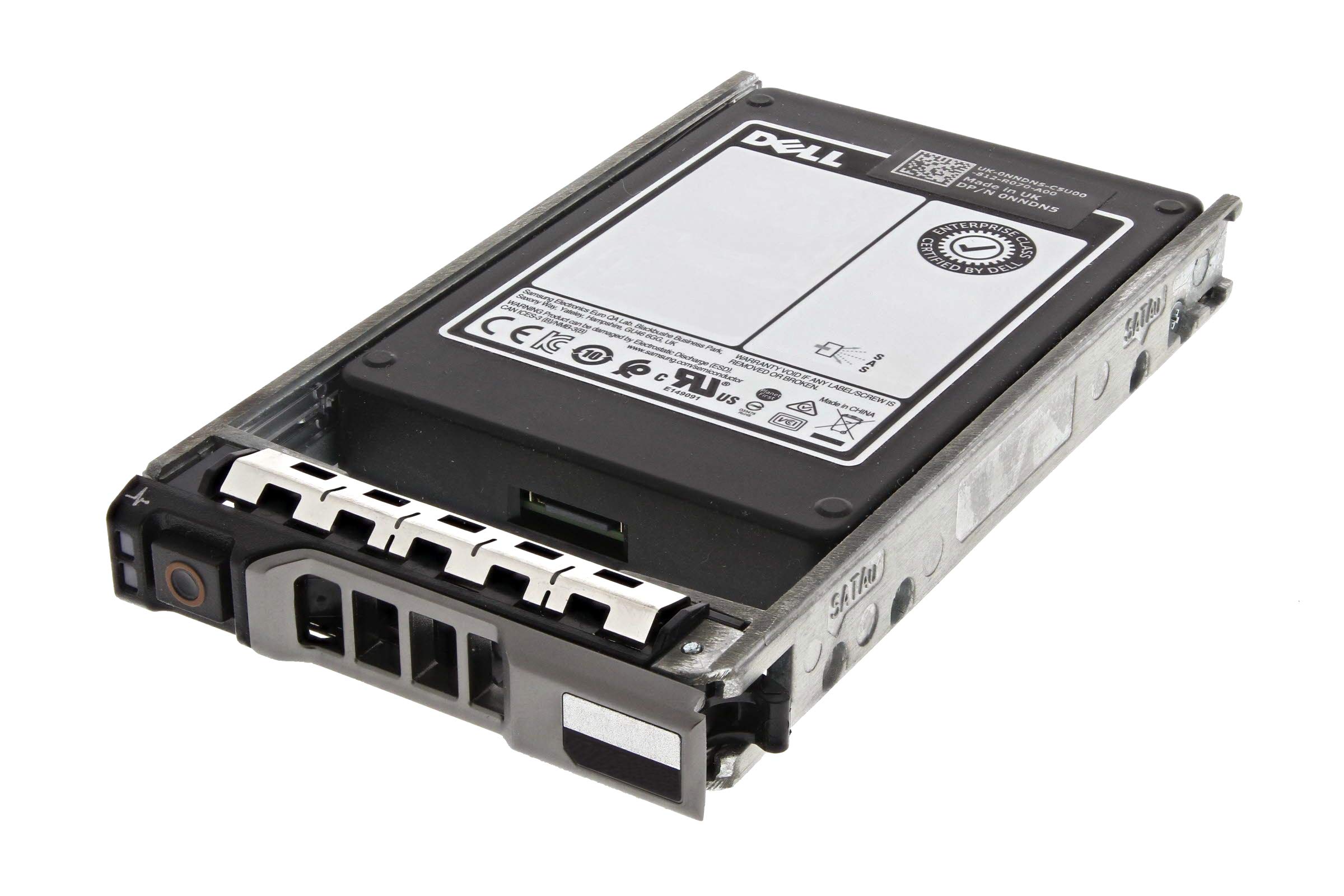 Dell 1.92TB 12Gb/s 2.5" SAS Solid State Drive Bundle with Tray, Compatible PowerEdge R310, R320, R330, R410, R420, R430 Servers