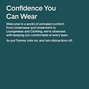 Tommy John Men’s Trunk 4" Underwear - Cool Cotton Boxers with Supportive Contour Pouch - Cool, Dry Pima Cotton Blend (Medium, Black/Iron Grey/Navy)