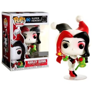 funko pop! dc super heroes holiday harley quinn exclusive vinyl figure 299