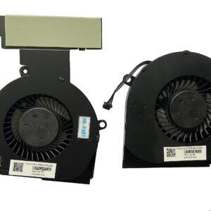 HK-PART Replacement Fan for HP Omen 15-DC CPU Gpu Cooling Fan Set L30203-001 L30204-001