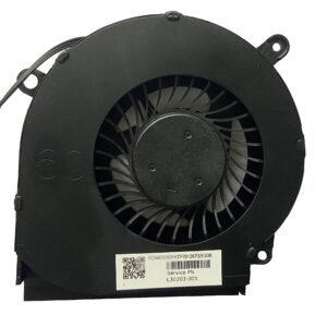 HK-PART Replacement Fan for HP Omen 15-DC CPU Gpu Cooling Fan Set L30203-001 L30204-001