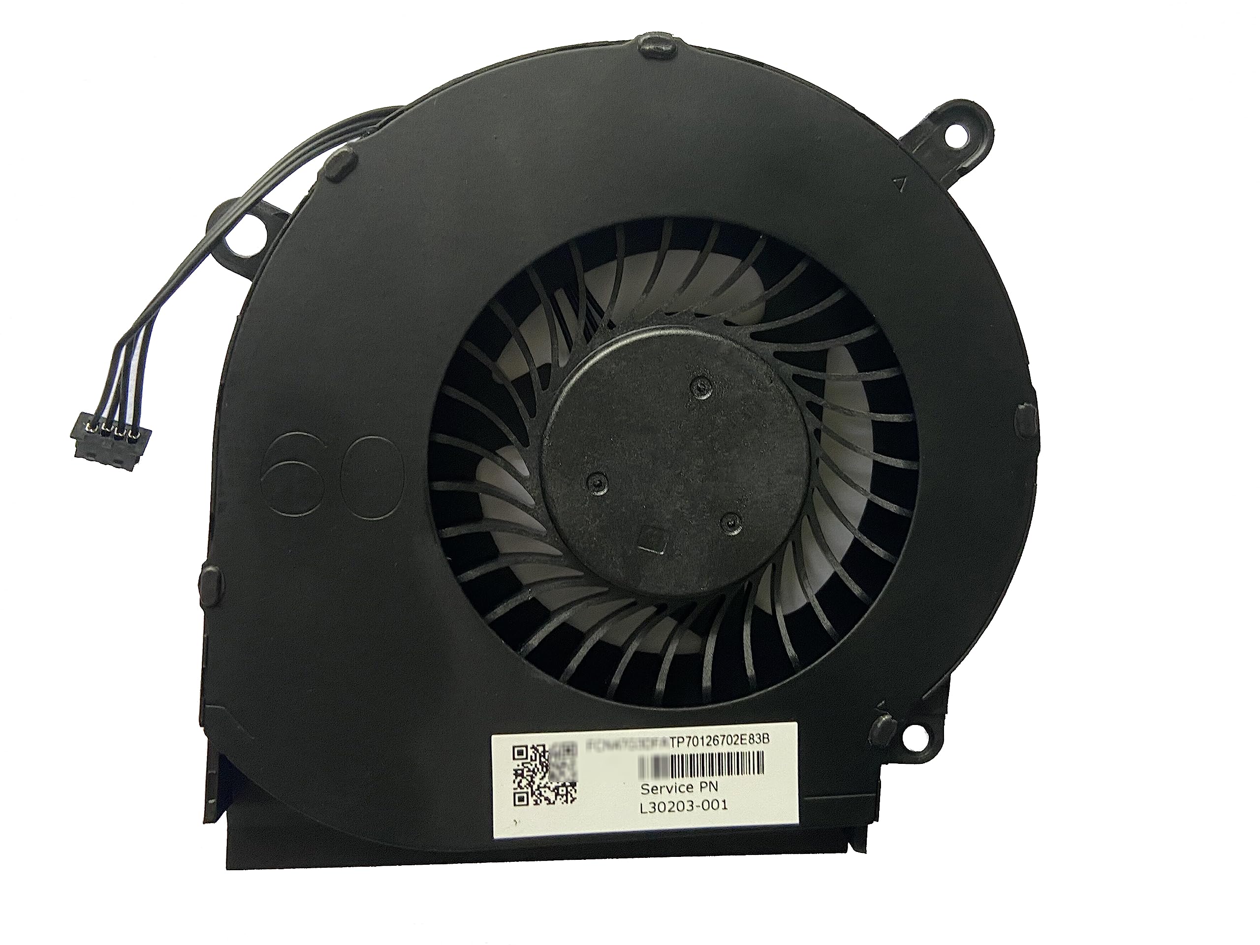 HK-PART Replacement Fan for HP Omen 15-DC CPU Gpu Cooling Fan Set L30203-001 L30204-001