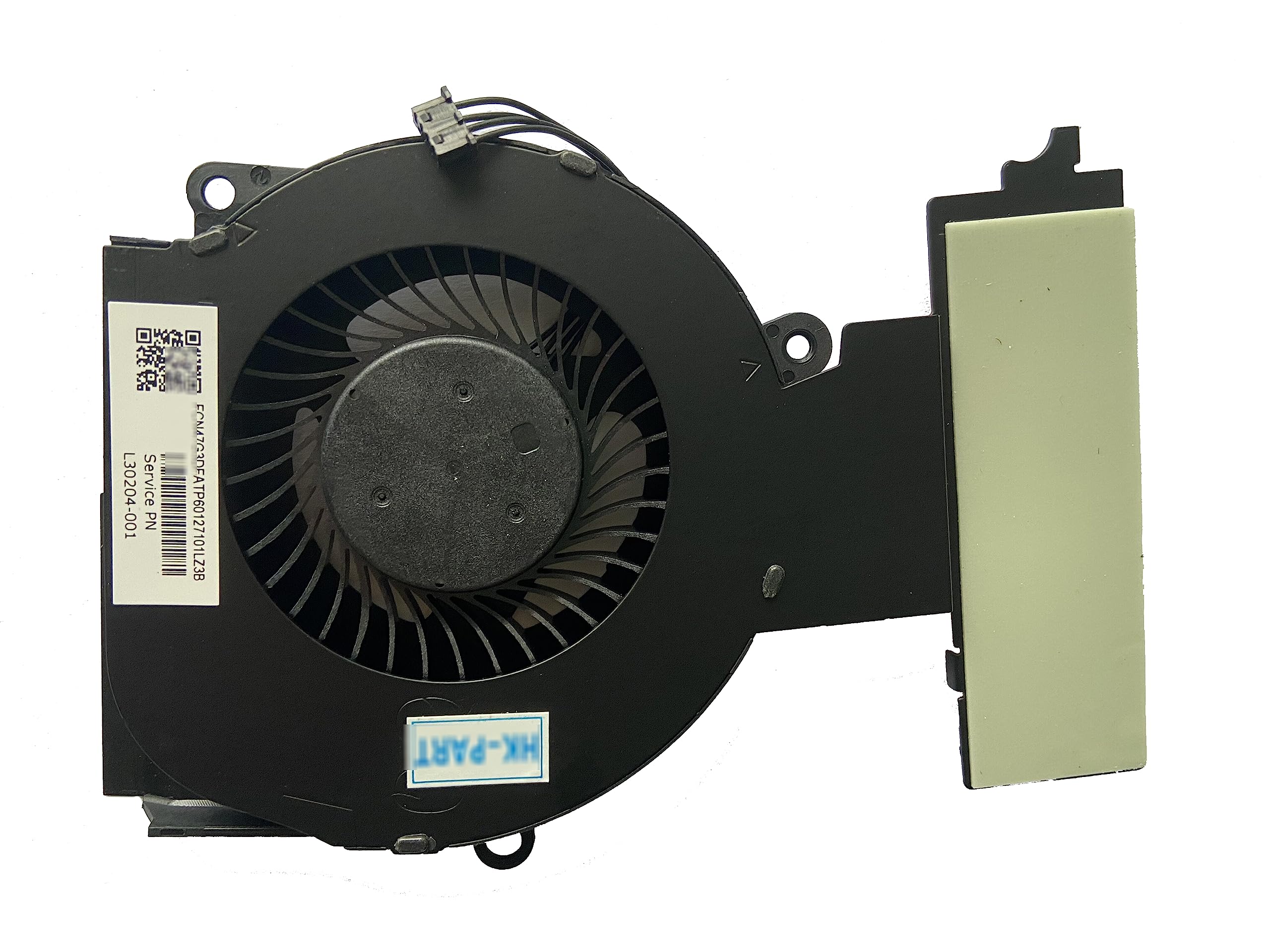 HK-PART Replacement Fan for HP Omen 15-DC CPU Gpu Cooling Fan Set L30203-001 L30204-001