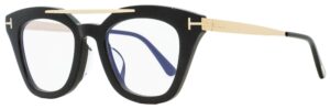 tom ford rectangular frames tf575f anna-02 001 black/gold 49mm ft0575