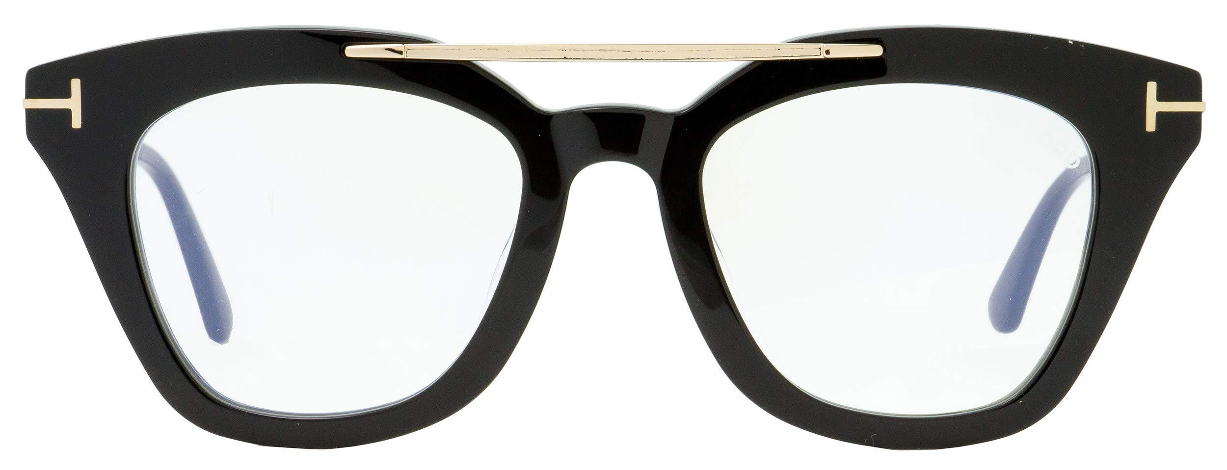 Tom Ford Rectangular Frames TF575F Anna-02 001 Black/Gold 49mm FT0575