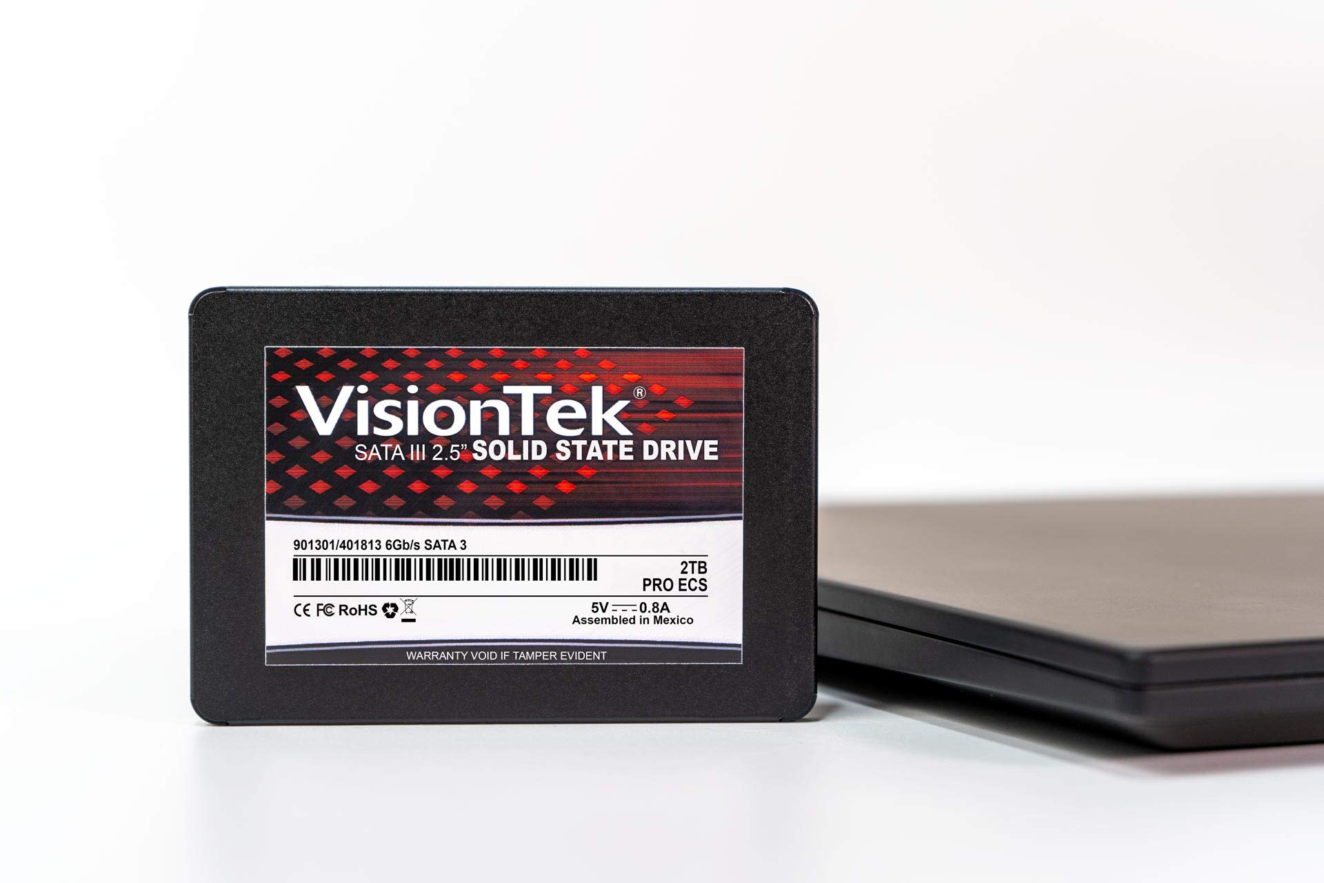 VisionTek PRO ECS 7mm 2.5 Inch SATA III SSD - 2TB - Desktops, Laptops, Mac Systems