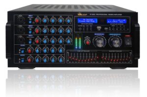 idolmain ip-5900 professional 6000w karaoke mixing amplifier/w echo & delay control, optical/hdmi inputs new