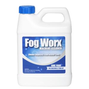 Fogworx Fog Machine Cleaner-1 Quart, Maintains Performance and Extends life of Water Based Machines