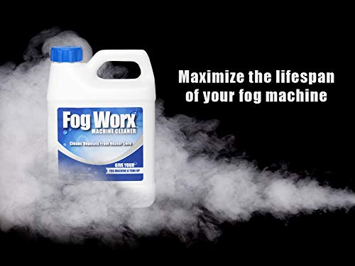 Fogworx Fog Machine Cleaner-1 Quart, Maintains Performance and Extends life of Water Based Machines