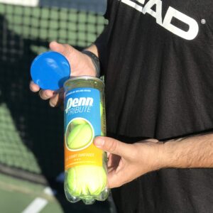 Penn Tribute All Courts Felt Pressurized Tennis Ball, 6 Cans, 18 Balls