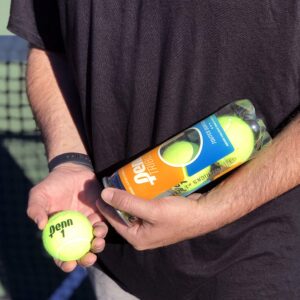 Penn Tribute All Courts Felt Pressurized Tennis Ball, 6 Cans, 18 Balls