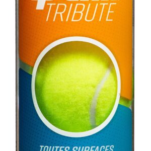 Penn Tribute All Courts Felt Pressurized Tennis Ball, 6 Cans, 18 Balls