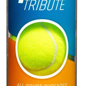 Penn Tribute All Courts Felt Pressurized Tennis Ball, 6 Cans, 18 Balls