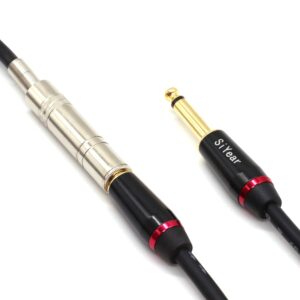 SiYear 6.35 mm 1/4" Female to XLR Male Adapter Cable,Quarter inch TS/TRS to XLR 3 Pin Interconnect Cable (5Feet-1.5M)