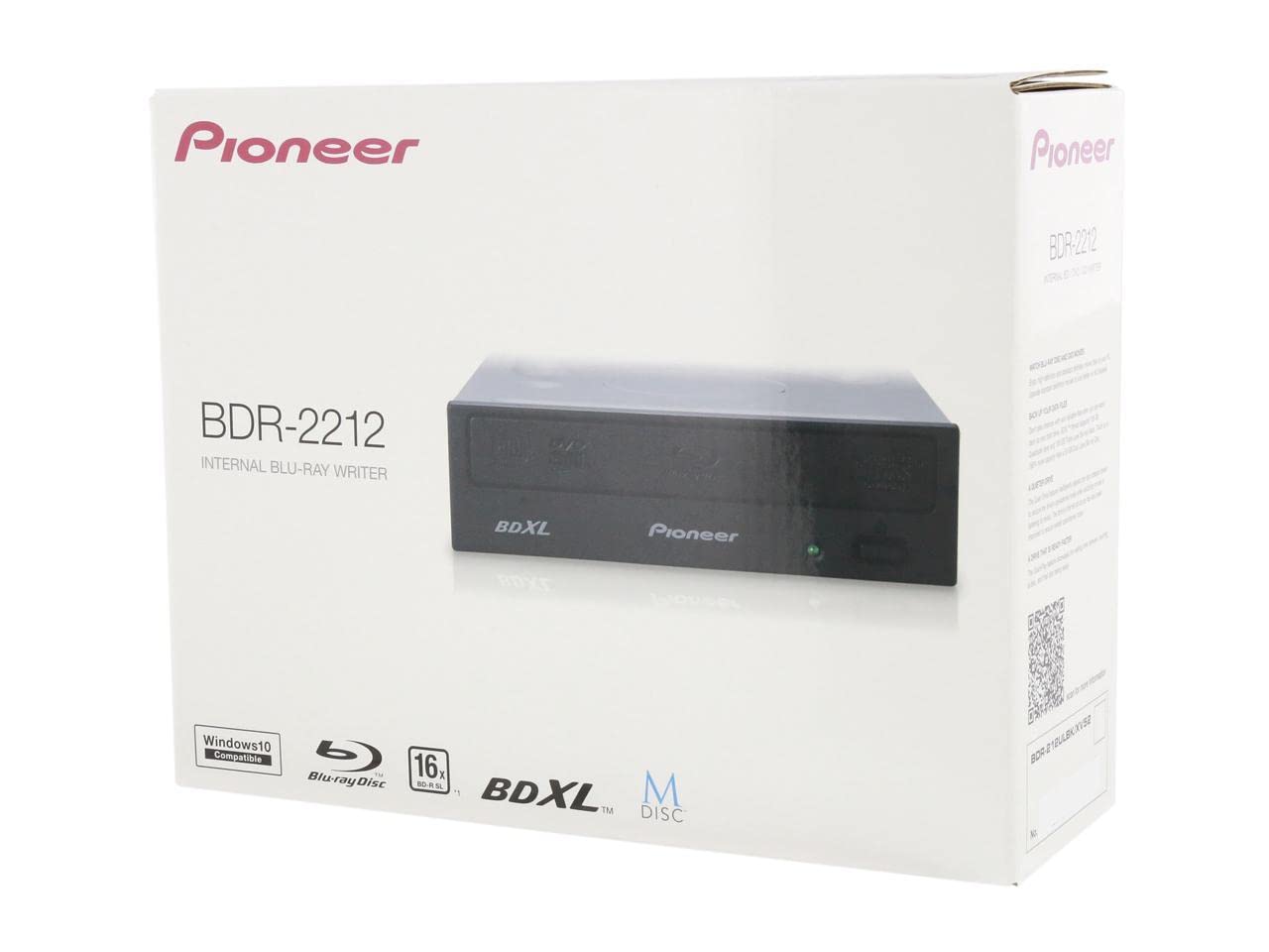 PIONEER Electronics BDR-2212 Internal BD/DVD/CD Writer Supports Blu-ray BDXL & M-Disc Format, 5X DVD-RAM 12x BD-ROM