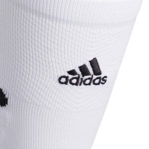 adidas Unisex Adizero Football Cushioned Crew Socks (1-Pair), White/Black, Medium