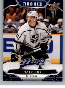 2019-20 ud mvp hockey blue #235 matt roy los angeles kings rc rookie limited edition only found in factory set official upper deck nhl trading card