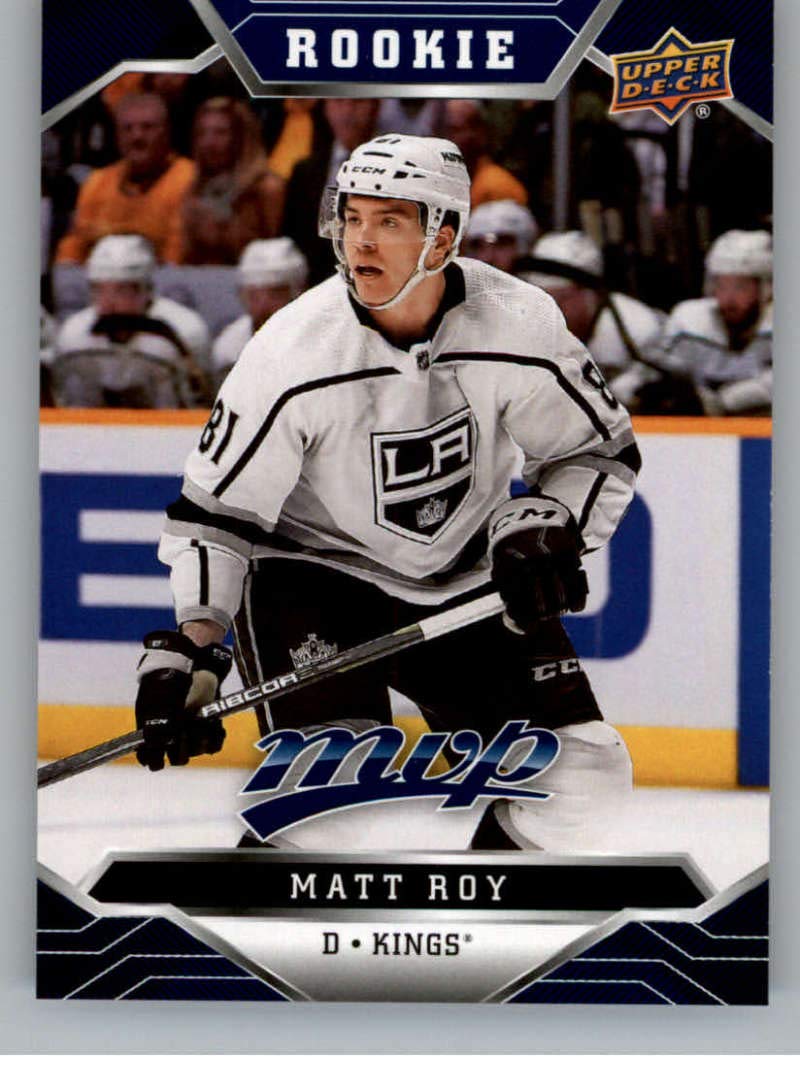 2019-20 UD MVP Hockey BLUE #235 Matt Roy Los Angeles Kings RC Rookie Limited Edition Only Found in Factory Set Official Upper Deck NHL Trading Card