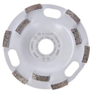 bosch professional 2608601763 diamond grinding disc expert for angle grinders for concrete, grinding discs diameter 125 bore diameter 22.23 mm