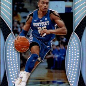 2019-20 Panini Prizm Draft Prizms Silver #77 PJ Washington Jr. RC Rookie Kentucky Wildcats Basketball Trading Card