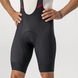 Castelli Men's Competizione Bibshort for Road and Gravel Biking l Cycling - Black - Small