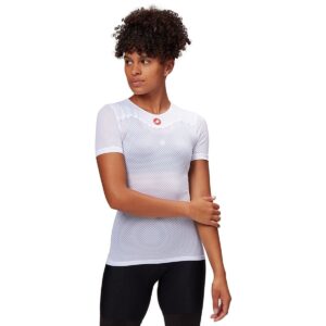 castelli pro issue 2 short-sleeve baselayer - women's white, m